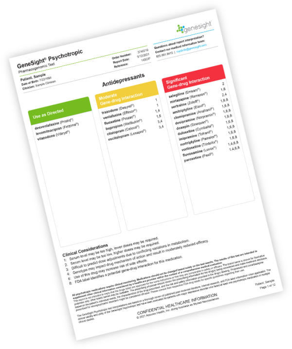 For Clinicians | GeneSight