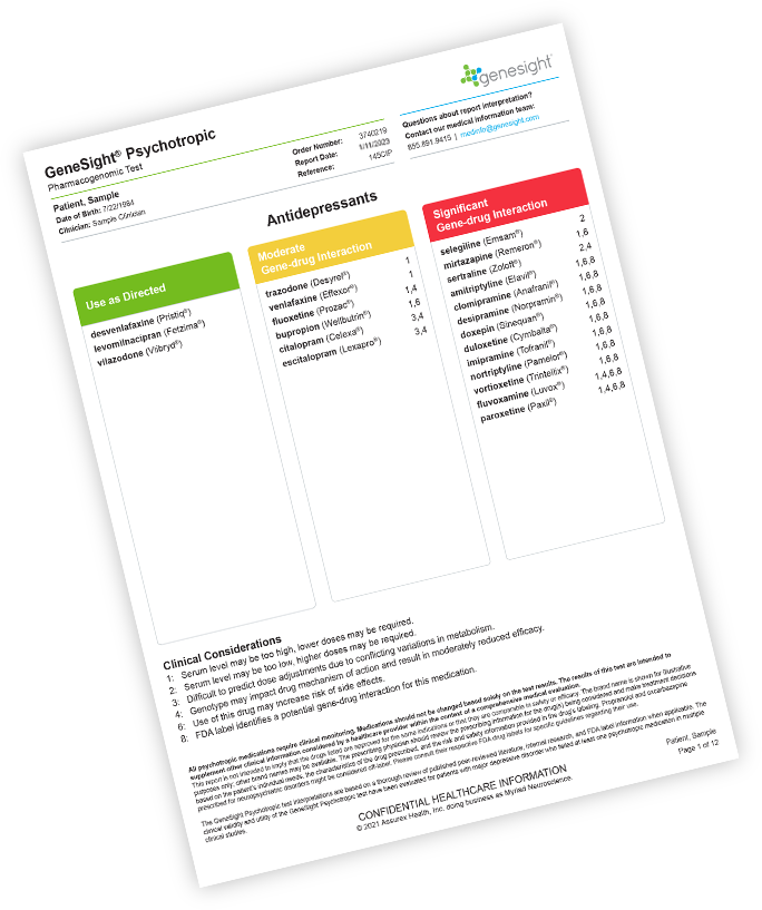 For Patients | GeneSight