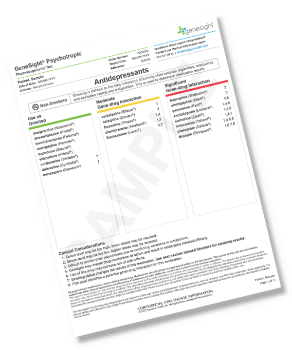 Genetic Testing - Personalized Treatment | GeneSight